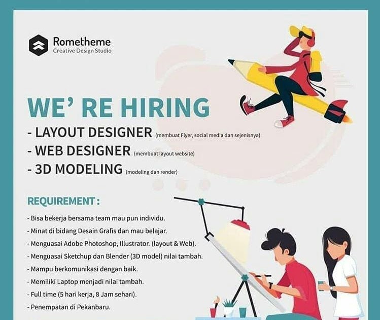 Lowongan Kerja Rometheme Creative Design Studio - Lowongan Kerja Riau