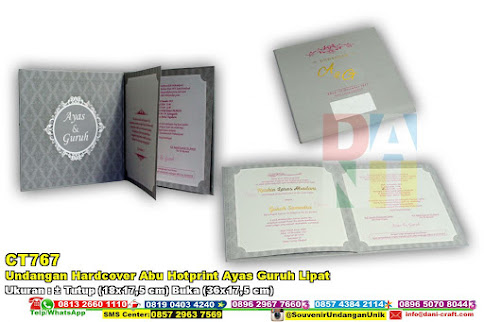 Undangan Hardcover Gunungan Hotprint Aji Mala | Souvenir Pernikahan
