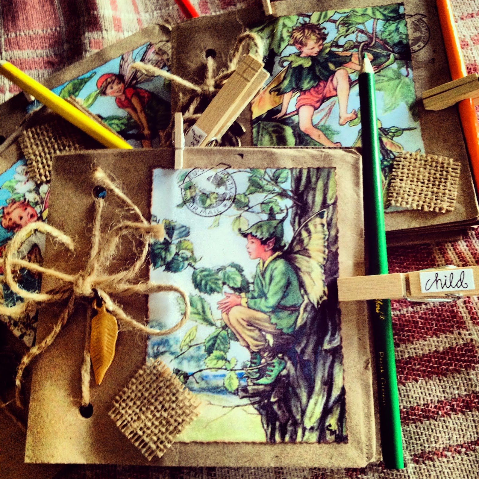 vintagesusie & wings: Paper Bag Fairy Journals DIY