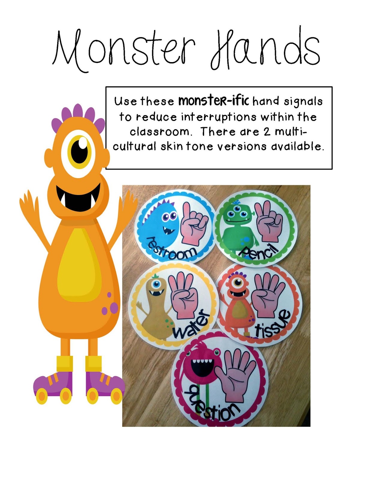 Totally Terrific in Texas: More Monsters...and a Monster Glyph FREEBIE