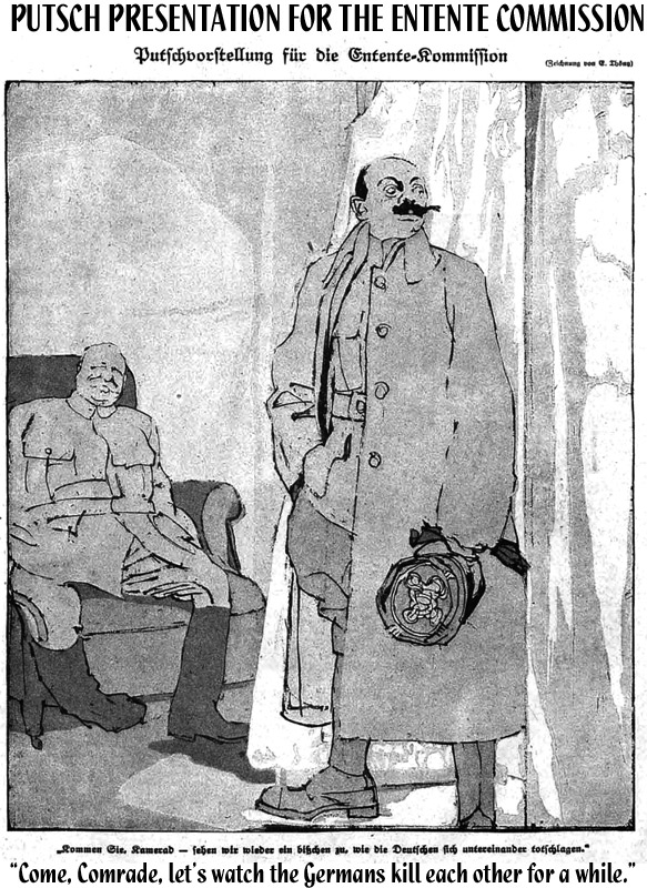 Berge's Cartoon Blog: Der Kapp-Putsch Kaputt Ist