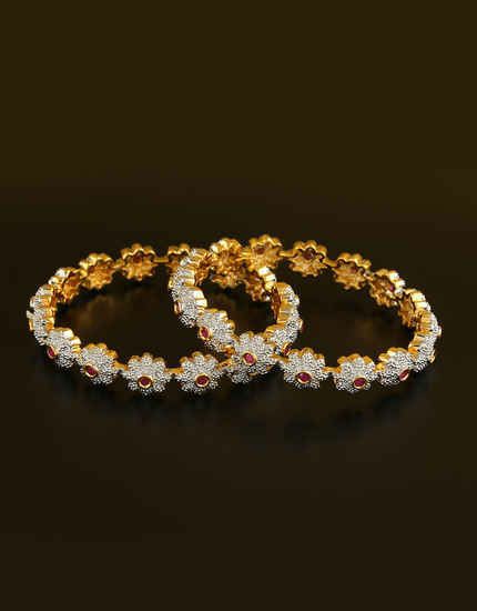 Cz stone bangles