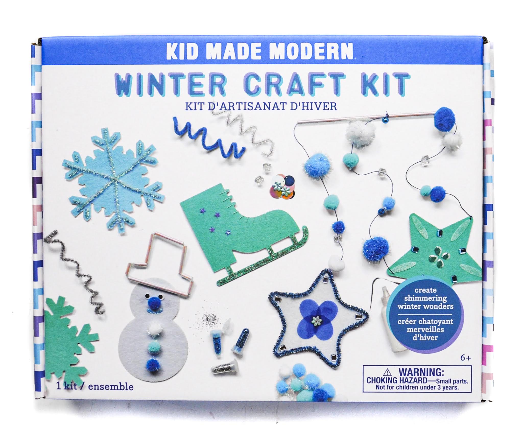 Open Ended Winter Craft Kit by Kid Made Modern | Jenny's Crayon Collection