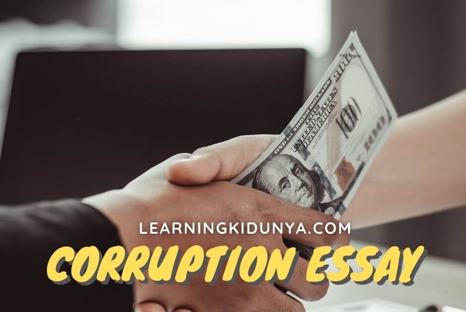 ESSAY ON CORRUPTION WITH OUTLINE | CORRUPTION ESSAY | LEARNING KI DUNYA ...