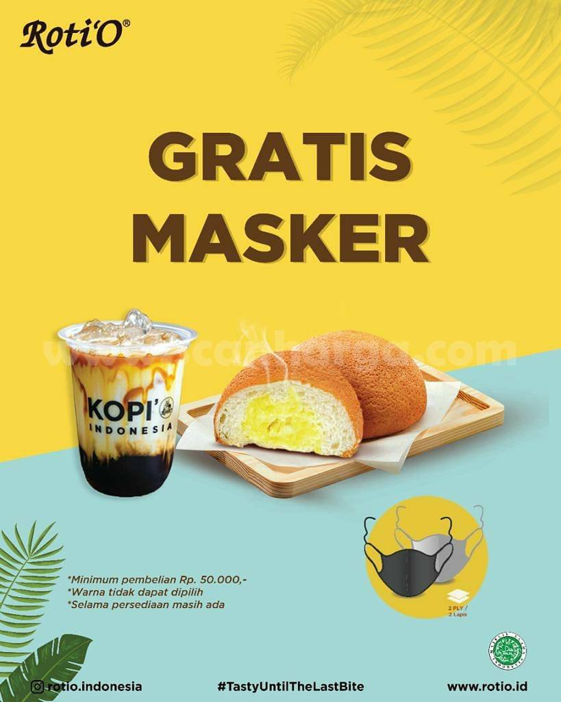 Promo Roti O GOFOOD GRATIS Roti'O setiap pembelian 2 RotiO - scanharga
