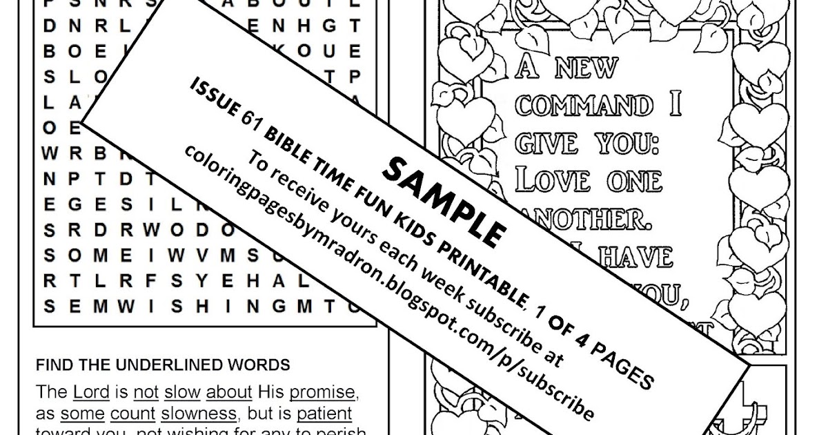 Coloring Pages for Kids by Mr. Adron: Free 1 Peter 5:7 Bible Verse ...