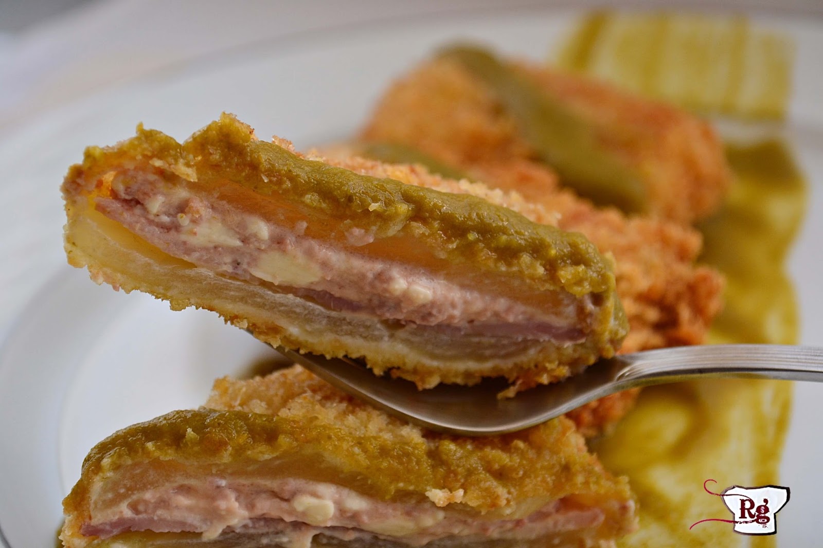 Penca de acelga rellena