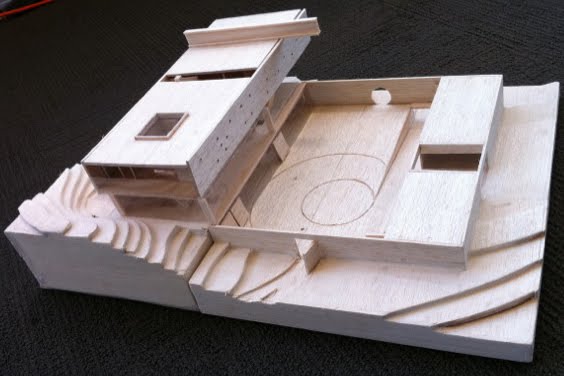 KRISTIN HARRIS ARCH 1201: Maison A Bordeaux - Model At 1:100