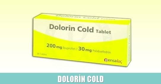 Dolorin Cold 30 Tablet Nedir, Ne İşe Yarar, Yan Etkileri, Kullanım ...