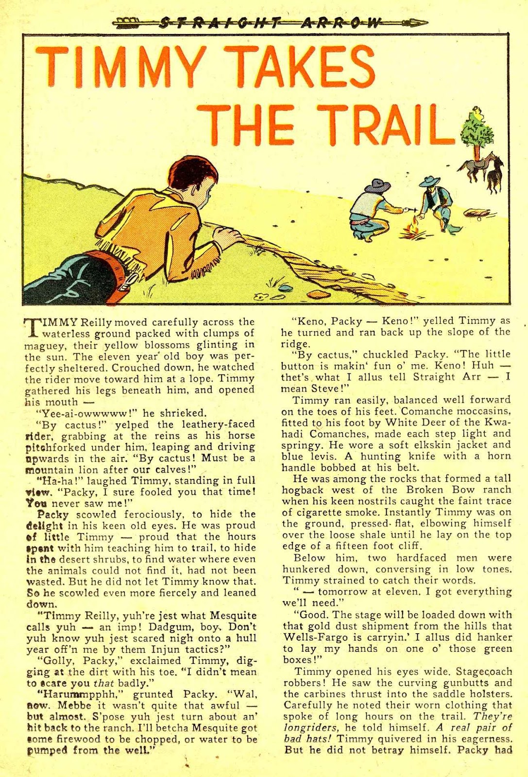 Old-fashioned Comics: Straight Arrow #01 - [M.E.] Fred Meagher