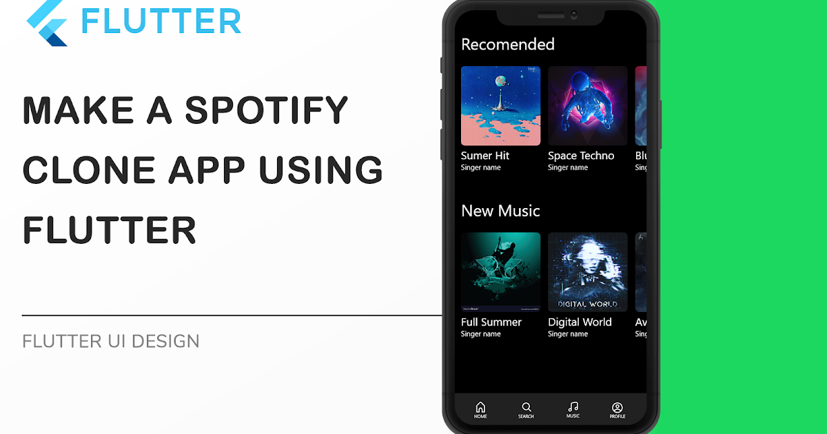 Make A Spotify Clone App Using Flutter Doctorcode