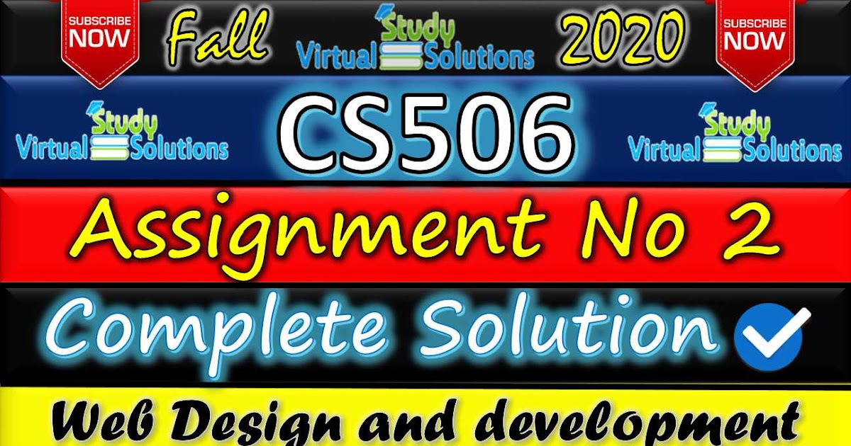 CS506 Assignment 2 Solution 2020 | Fall 2020 | Virtual Study Solutions