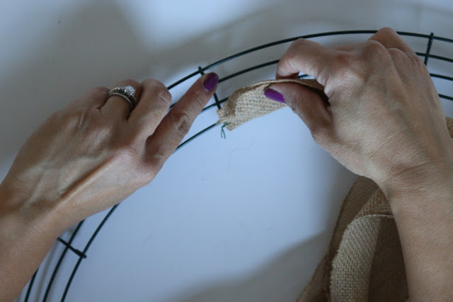 Craft Time: How To Make a Burlap Wreath