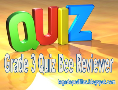 tagadepedfiles: Grade 3 Science Quiz Bee Reviewer