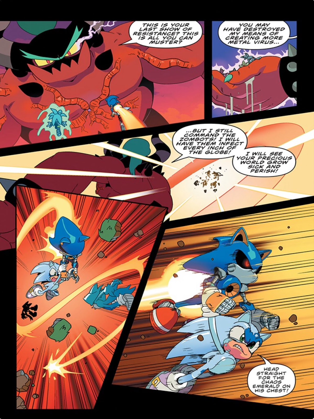 PREVIEW DE LA ENTREGA #29 DE SONIC THE HEDGEHOG DE IDW PUBLISHING