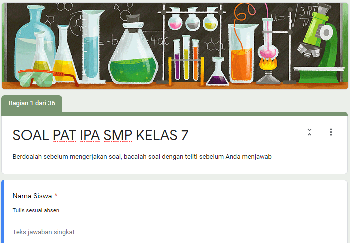 Soal PAT Online IPA SMP Kelas 7 Kurikulum 2013 Tahun Pelajaran 2019/ ... Soal PAT Online IPA SMP Kelas 7 Kurikulum 2013 Tahun Pelajaran 2019/ ...
