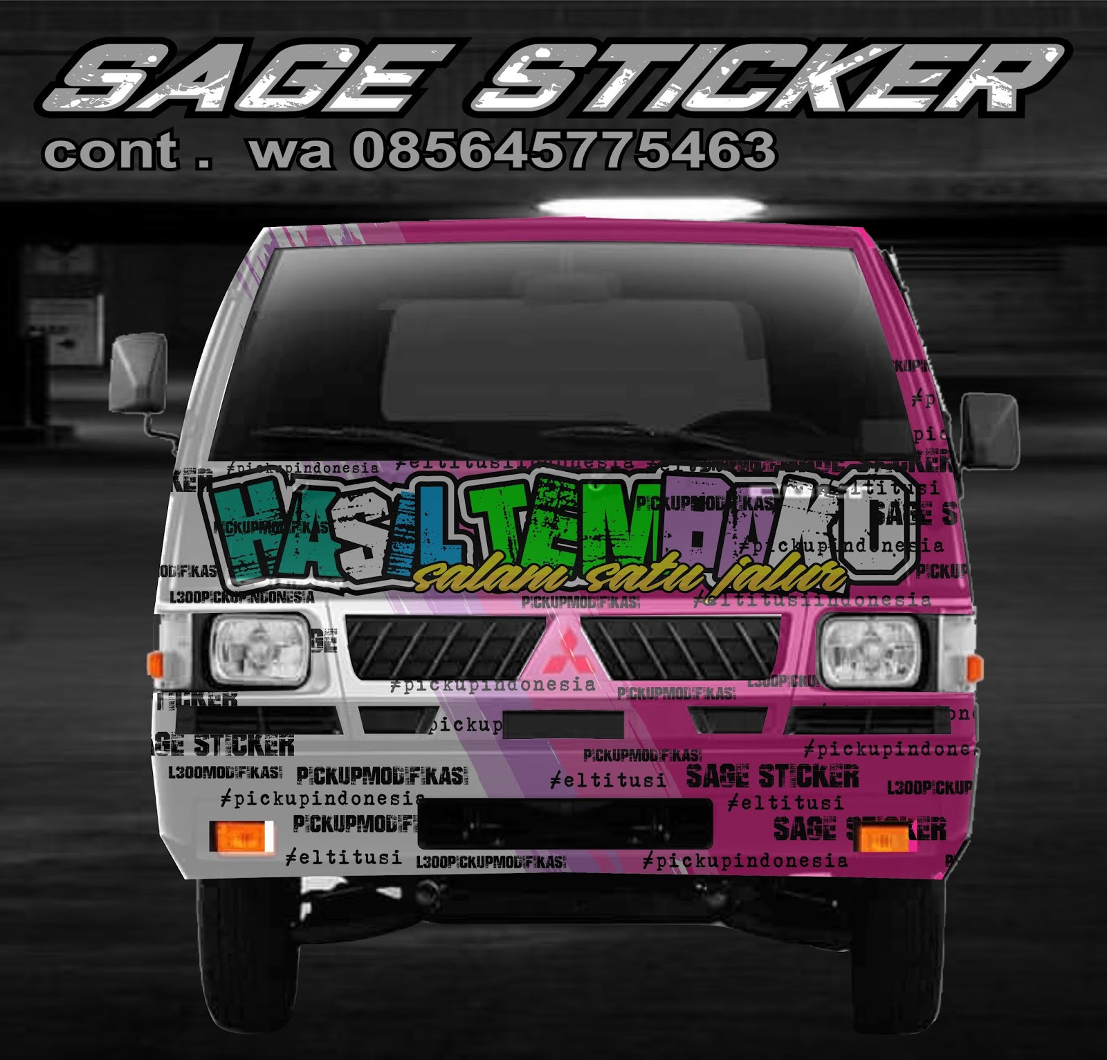 DECAL MOBIL L300