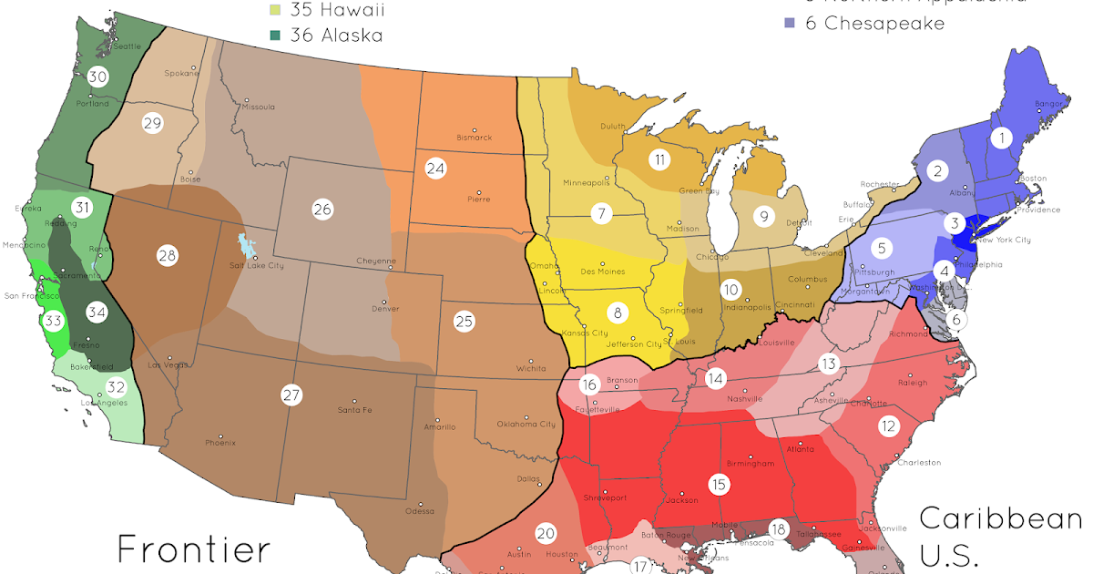 TYWKIWDBI ("Tai-Wiki-Widbee"): Cultural regions of the United States
