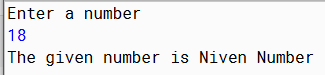 Niven Number | Write a program in Java to check if the given number is NIven Number or not ...