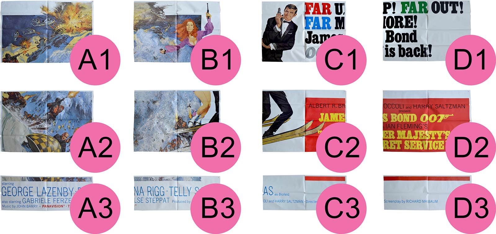 Illustrated 007 - The Art of James Bond: OHMSS 24 Sheet