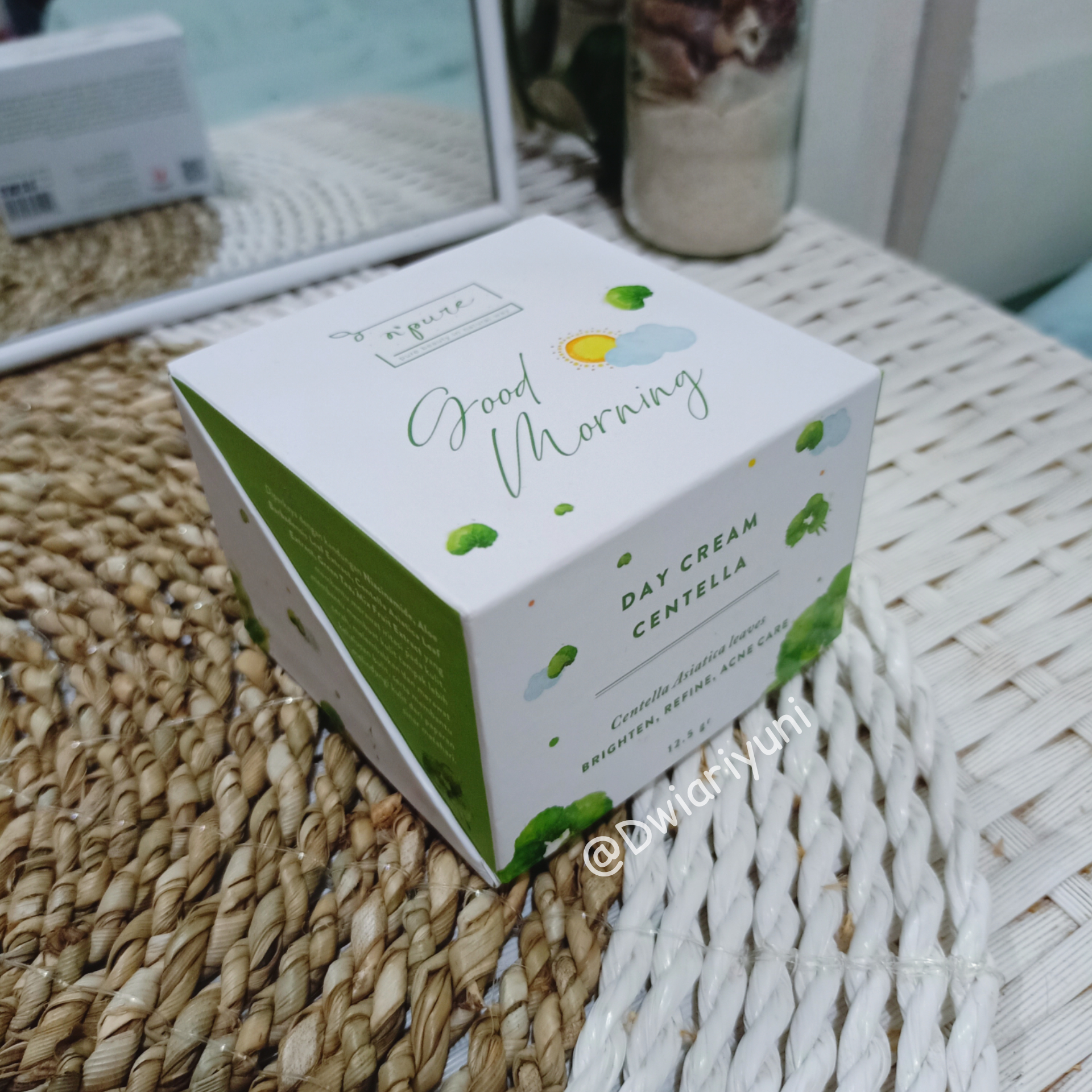 Review N’PURE Day + Night Cream Centella Asiatica - Fun Beauty Traveler