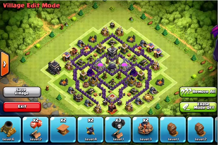 Clash of Clans Town Hall 9 Defense (CoC TH9) BEST Farming Base Layout Defense Strategy (Updated ...