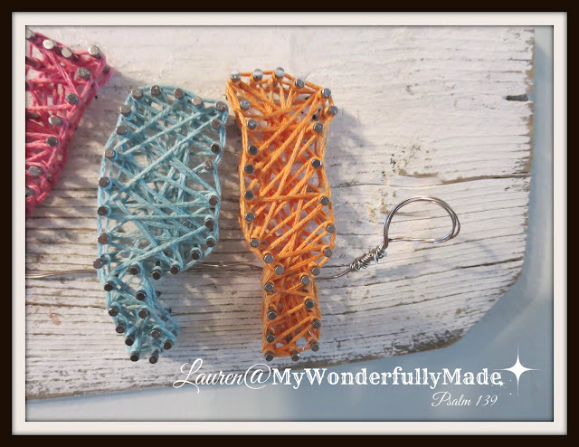 "Wonderfully Made": Birds On A Wire String Art