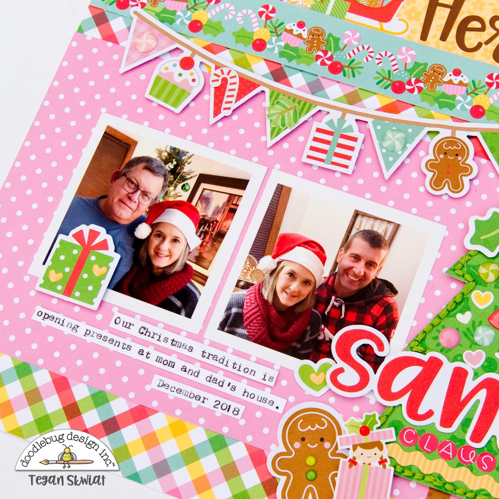 Doodlebug Design Inc Blog: CHRISTMAS MAGIC LAYOUT | with Tegan