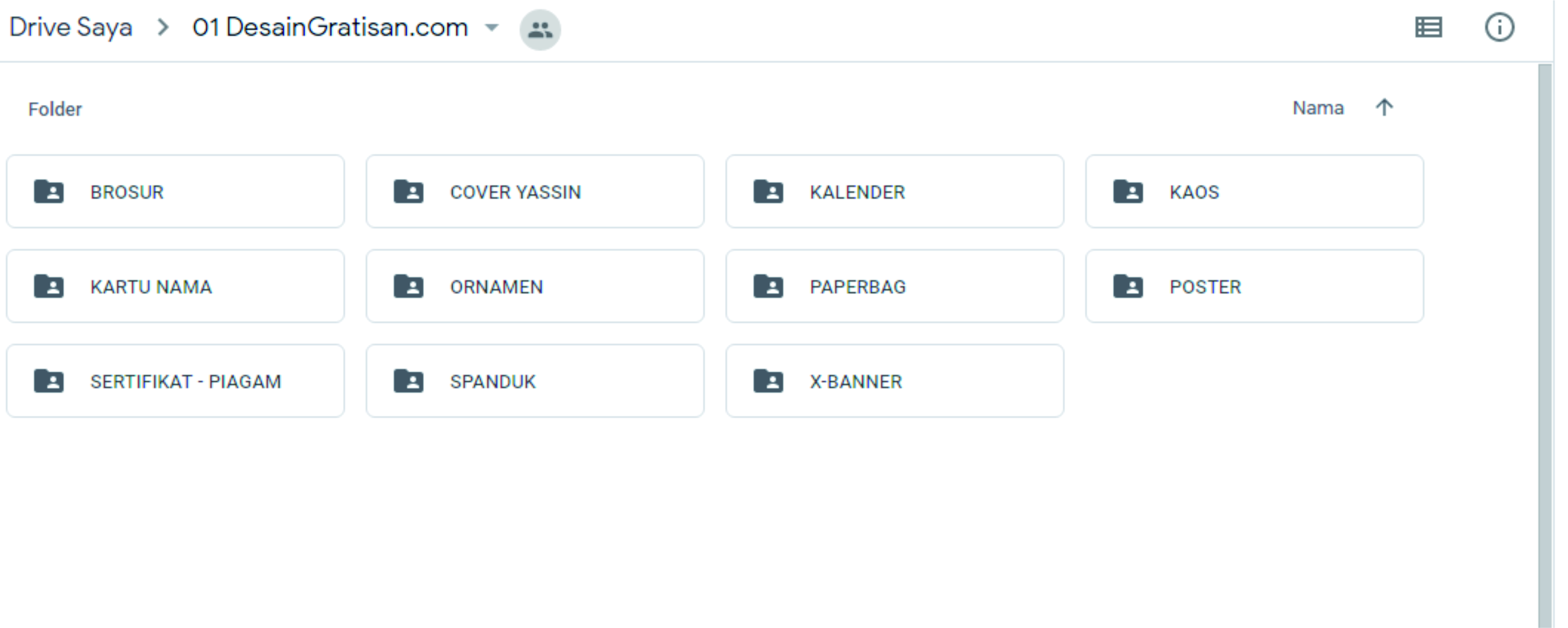 DATABASE TEMPLATE DESAIN VOL.1 - HM PRINTING