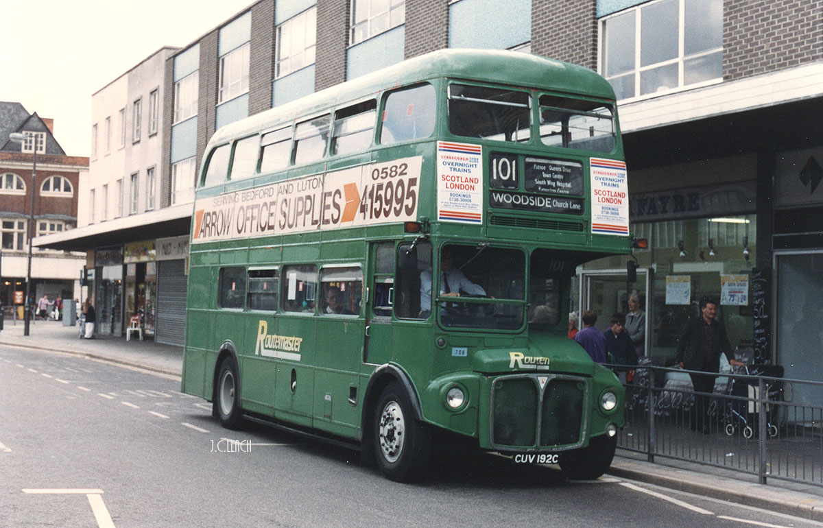 Busworld Photography: United Counties London Routemaster RM 2192 with ...