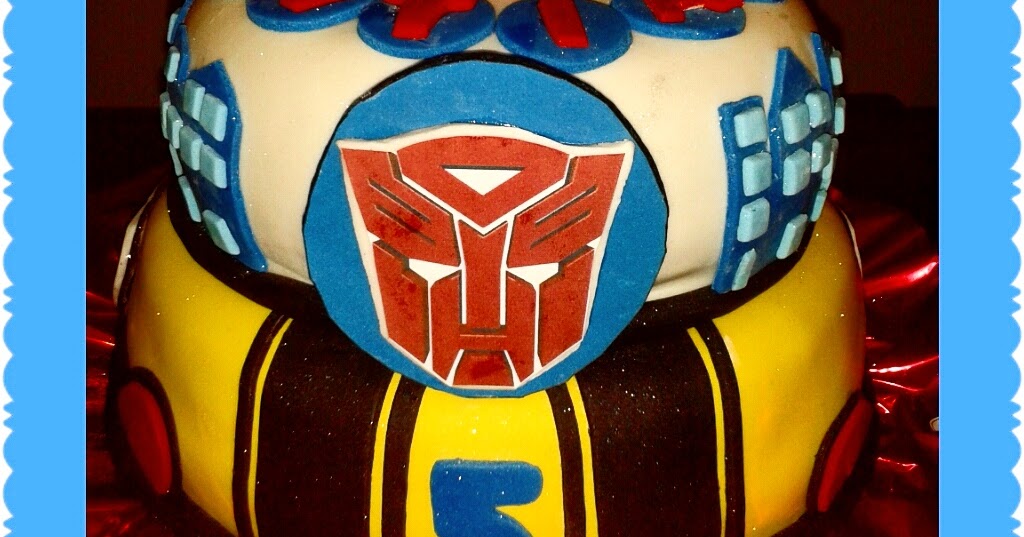 Dulzuras y algo más...: Torta de Transformers