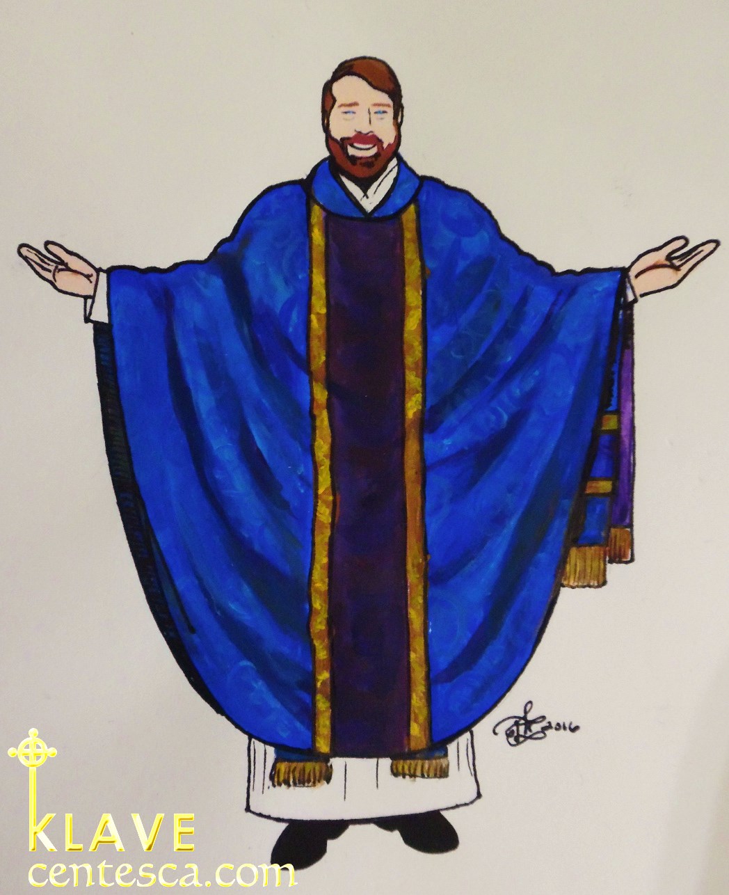 Klave Centesca THE BLOG: Sarum Blue Vestments Inspired by The Stained ...