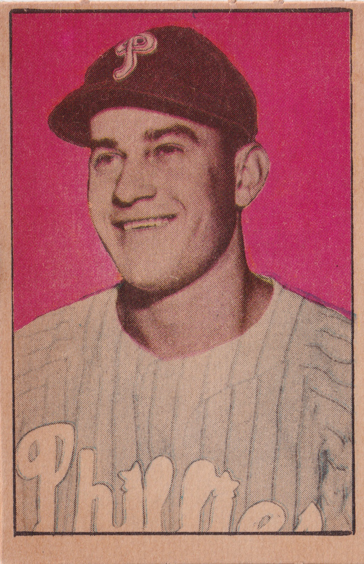 The Phillies Room: Game 69 - 1952 Berk Ross Del Ennis