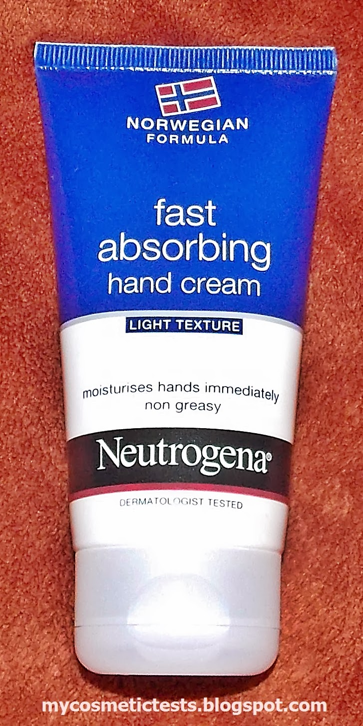 Fast absorbing hand cream by Neutrogena - My Cosmetic Tests