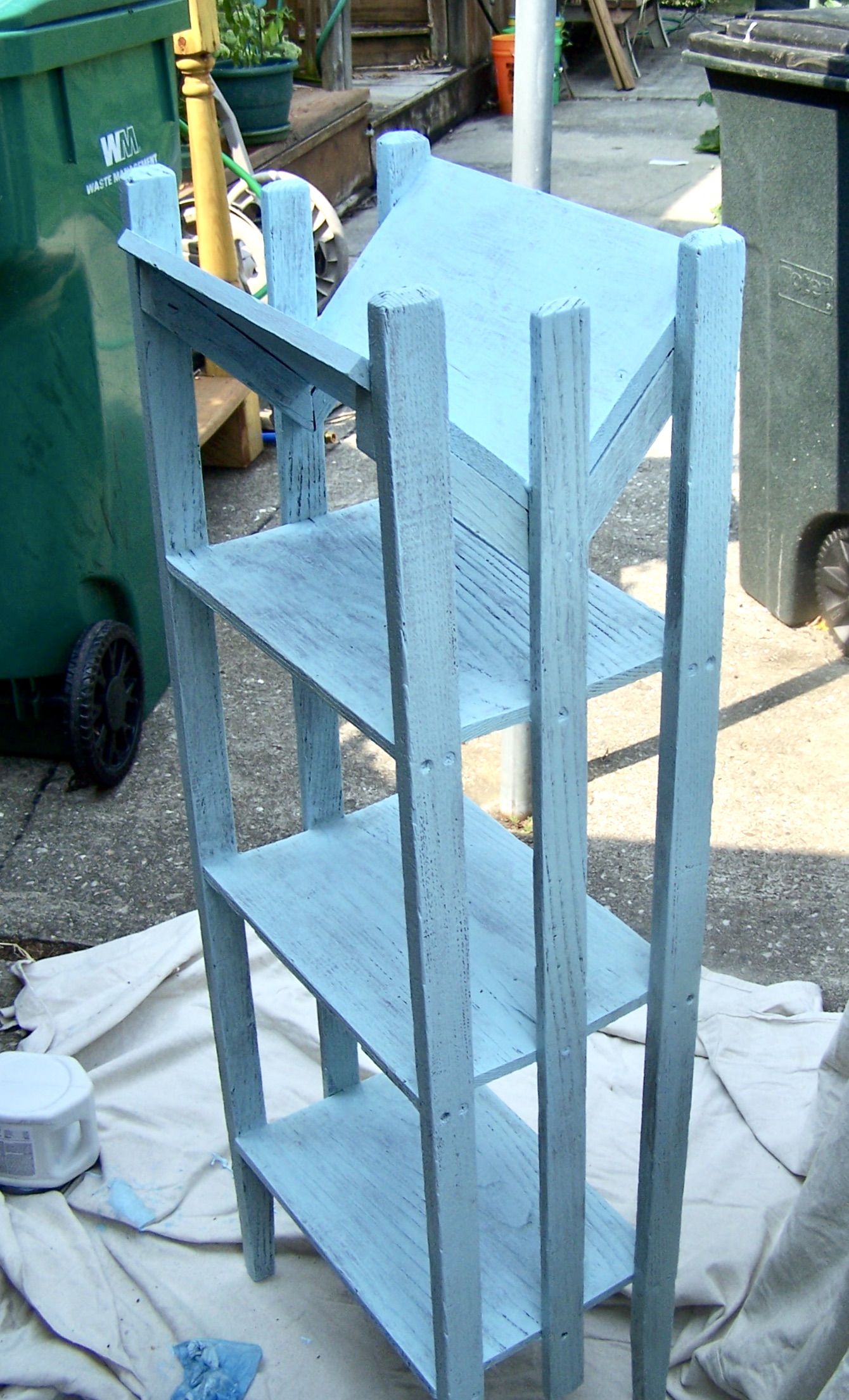 Somethings Old, New, Green, Redo!: REDO Antique Book Shelf