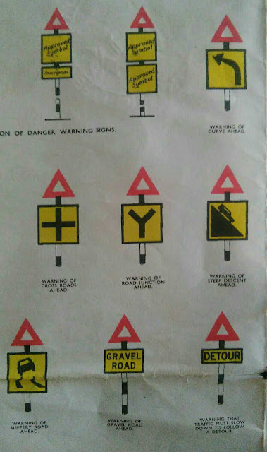 Zimbabwe Common (V.I.D) Provisional Traffic Signs