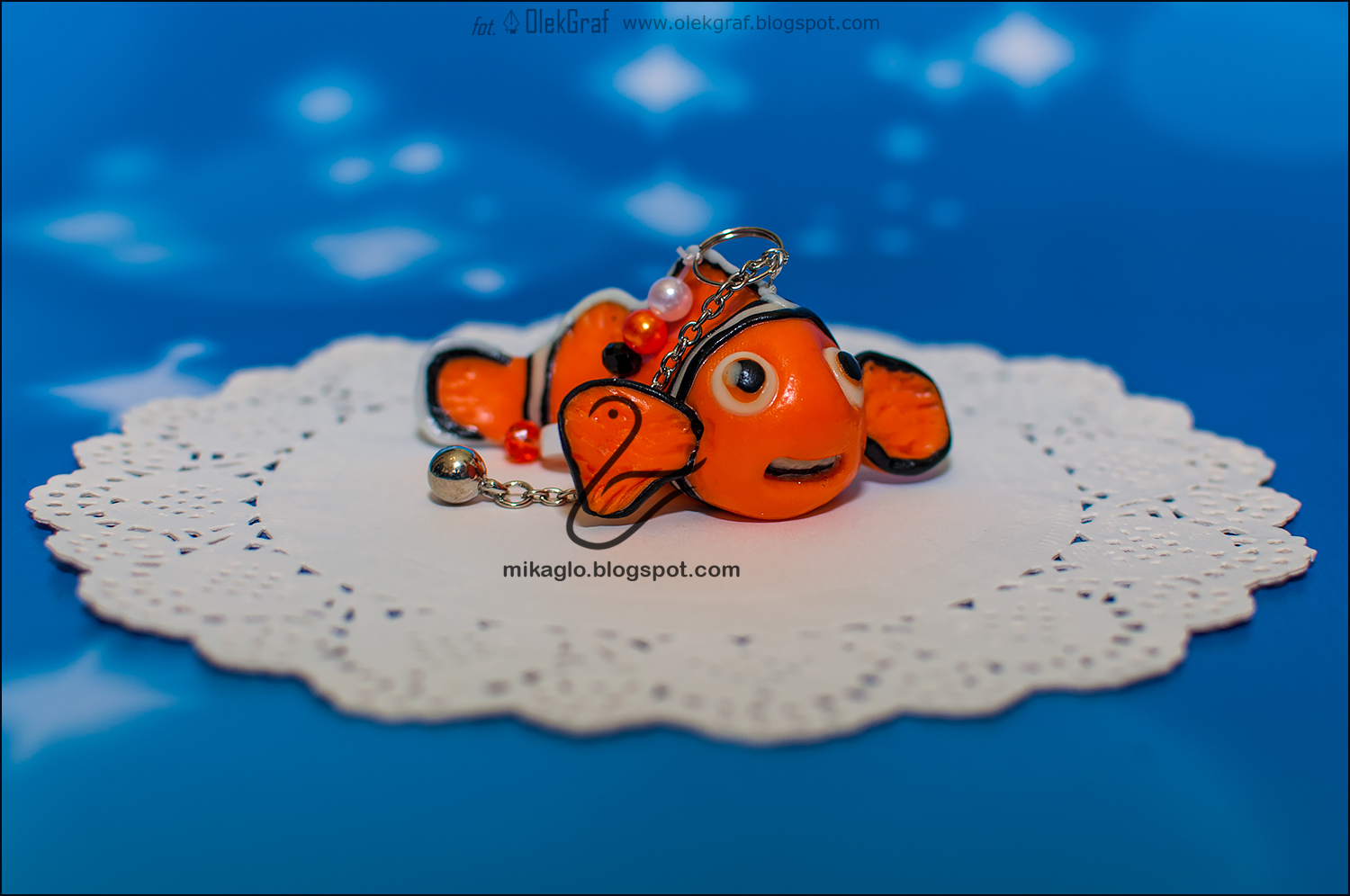 Origami 3d - mikaglo: 649. Brelok - Nemo z modeliny / Polymer clay Nemo ...
