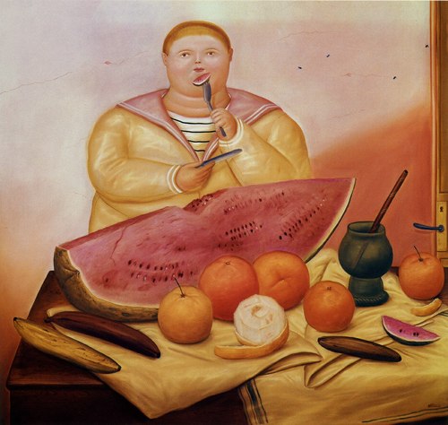 food for thought: Eικαστική γαστρονομία #6 : Fernando Botero