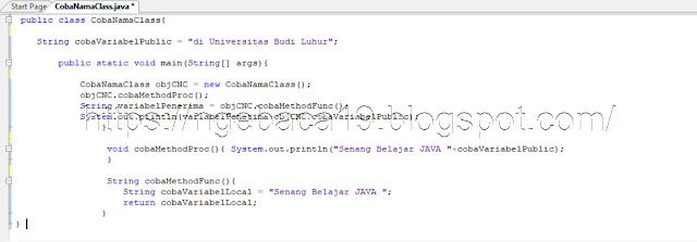 Pengertian Tentang Class, Object, Instance dan Methode Pada Bahasa ...