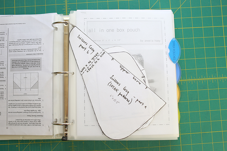 In Color Order: How to Organize Paper Sewing Patterns