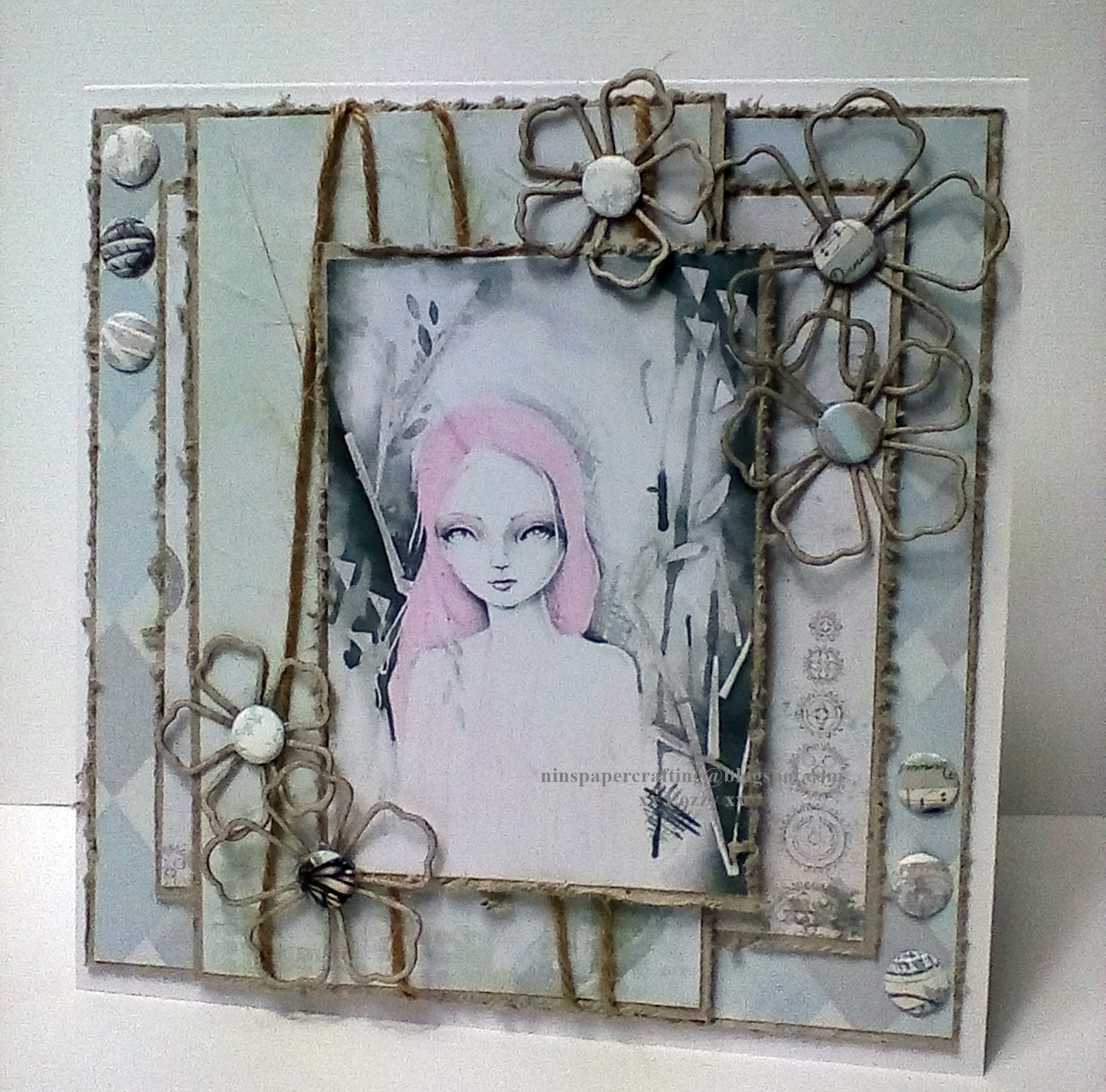 Nins Handmade Cards: A Bit More Time To Craft EXTRA Challenge ...