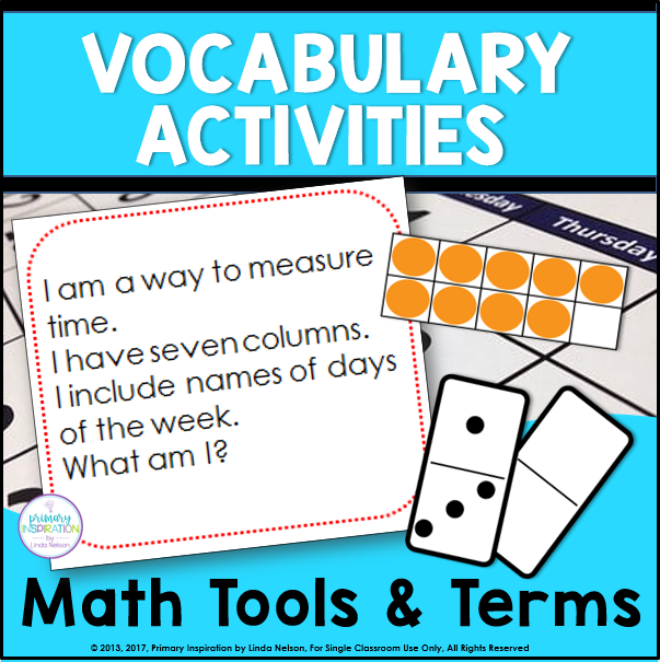 Primary Inspiration: Math Vocabulary Riddles - A Freebie!