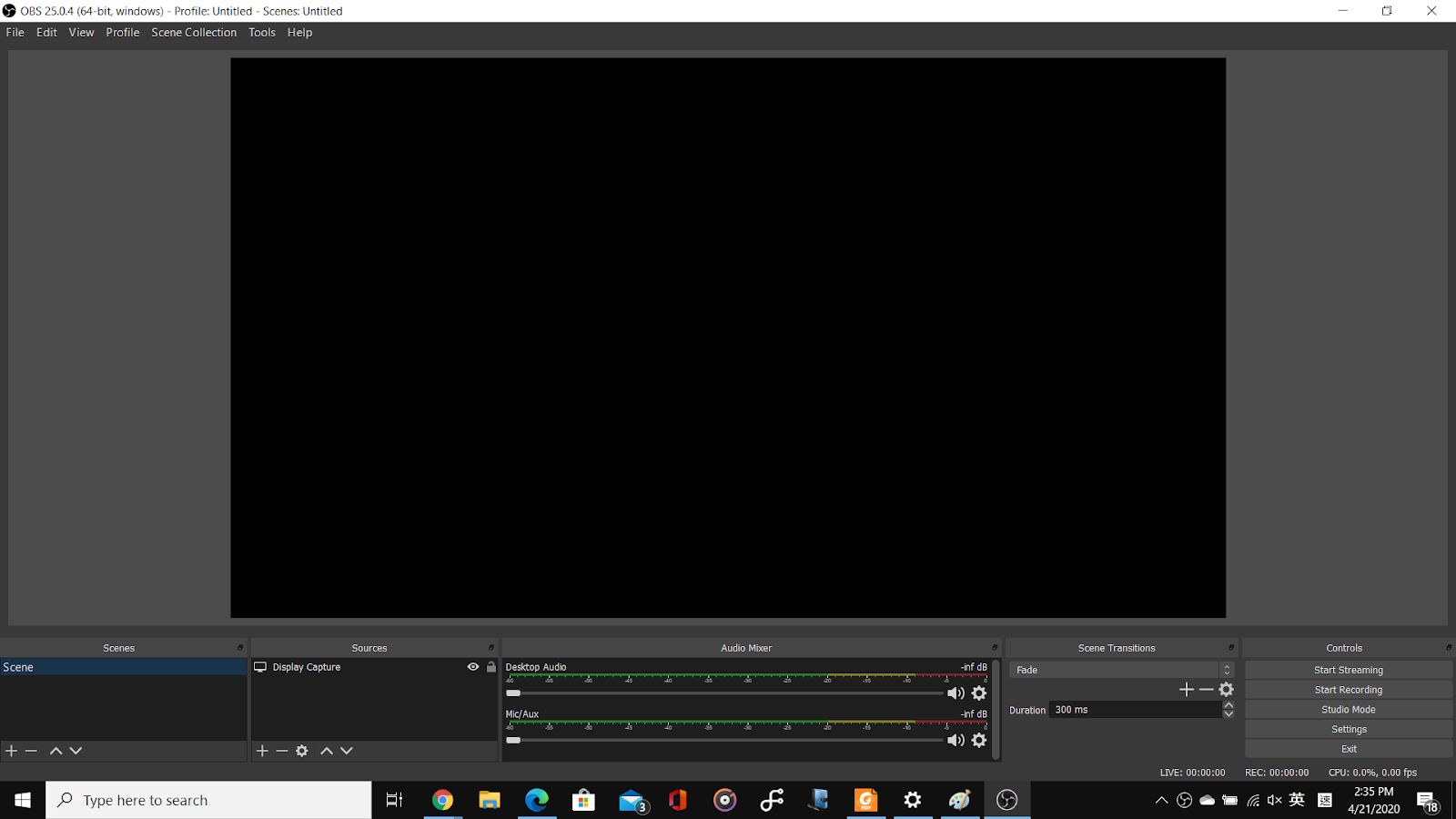 How to record videos by using OBS on laptop