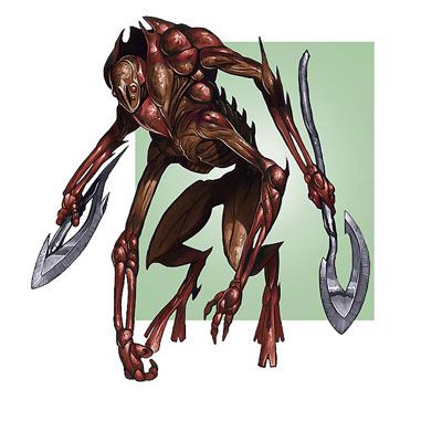 Generic Universal Eggplant: Monster: Scyther of Thoon