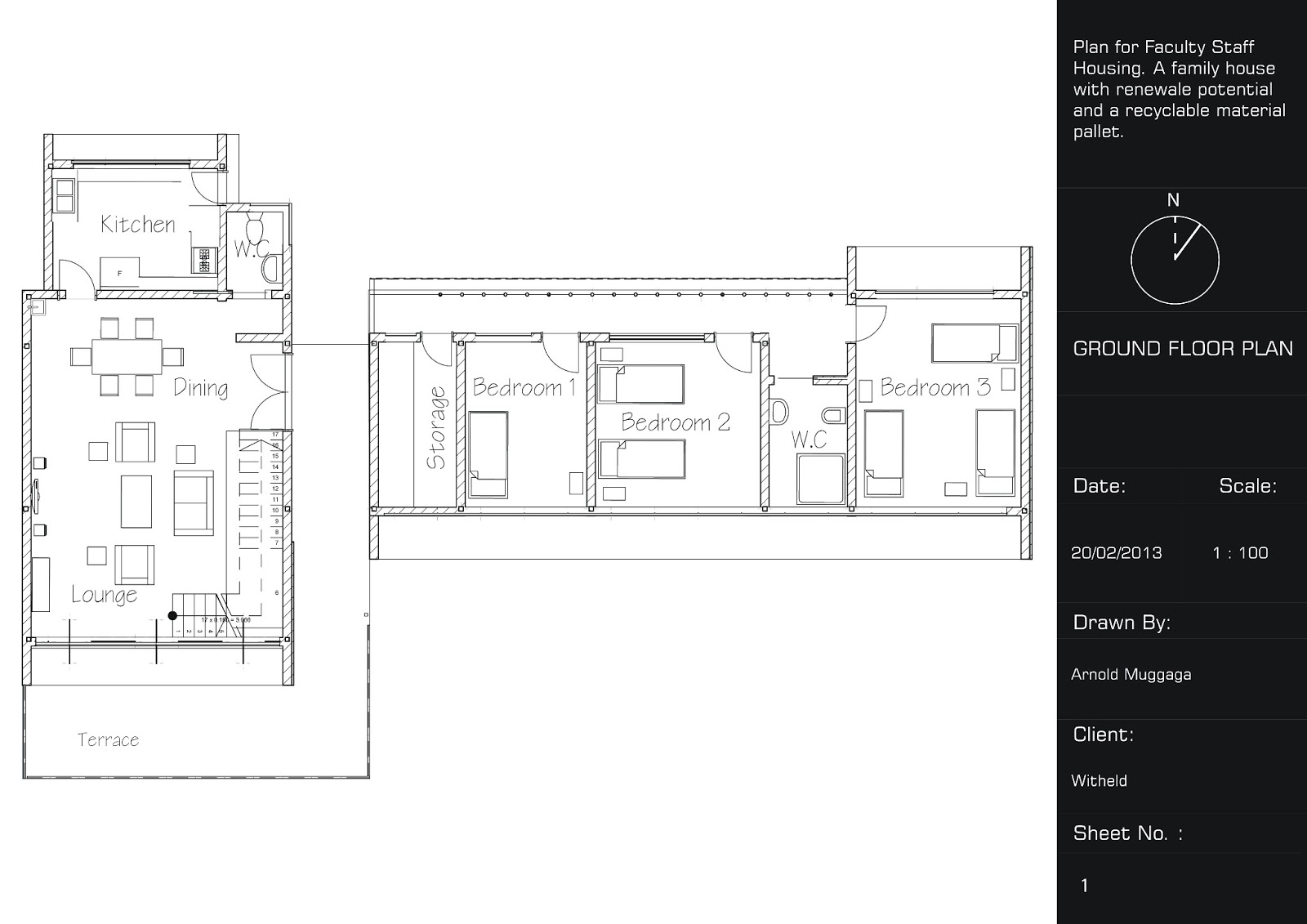 DESIGN with Arnold Leon Mugagga: University staff Housing. DESIGN BY ...