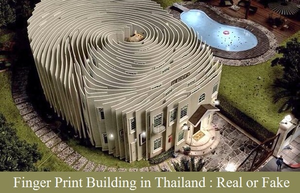 Finger Print Building in Thailand: Real Architecture or Virtually Animated
