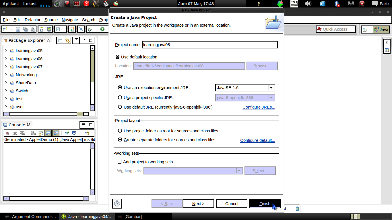 Indahnya berbagi ^_^: Argument Command-Line dan System Properties [Java]
