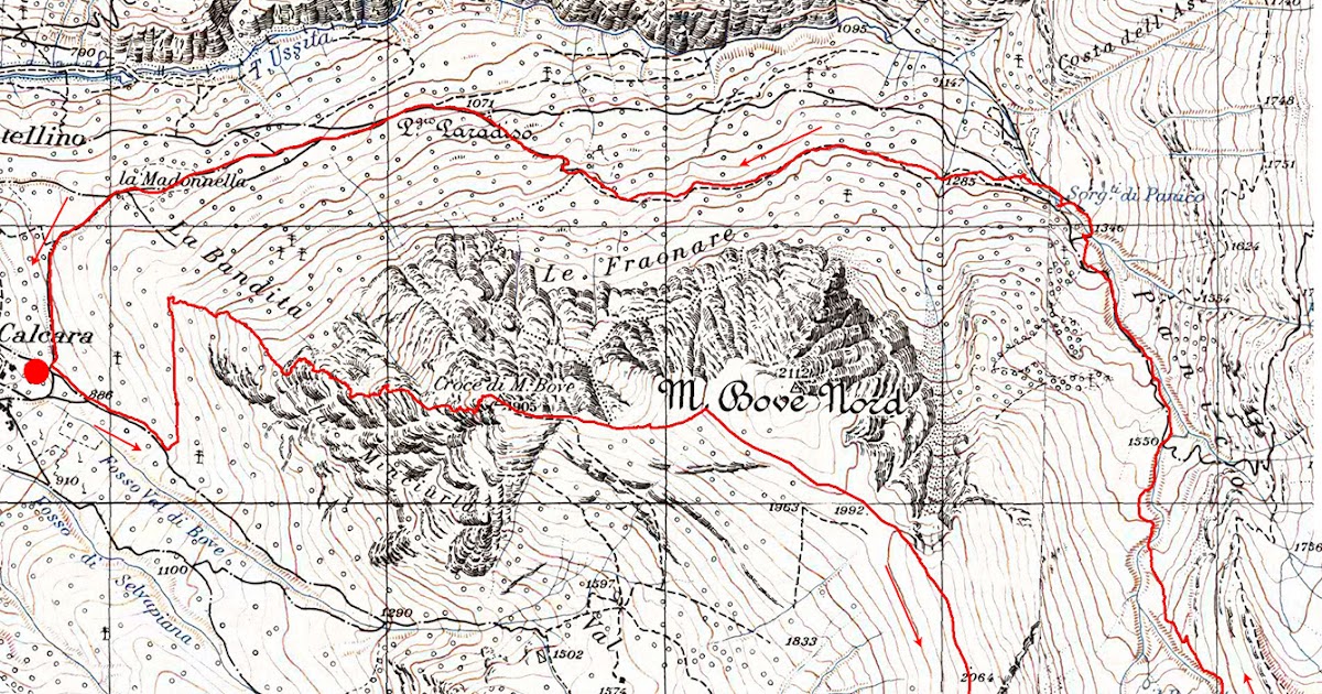 Escursionismo a 360°: Croce di monte Bove (dalla cresta ovest) F