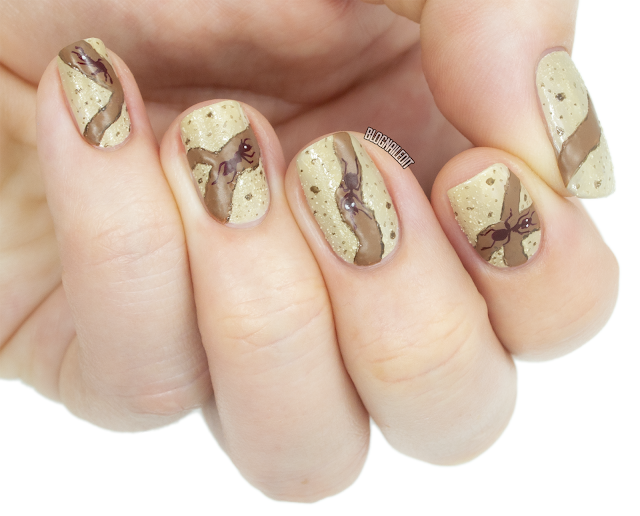 Inktober Day 24: Dig - Nailed It | The Nail Art Blog