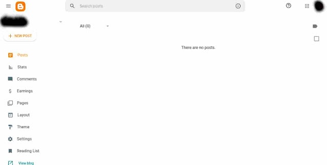 Google Blogger Interface - Blogger Series Continues - Info learner